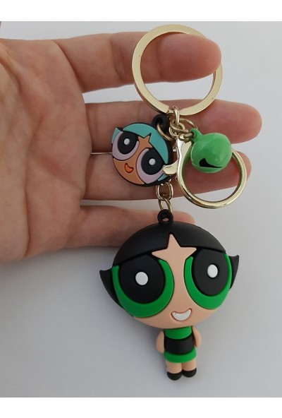 3D Powerpuff Girls Anahtarlık- Yeşil