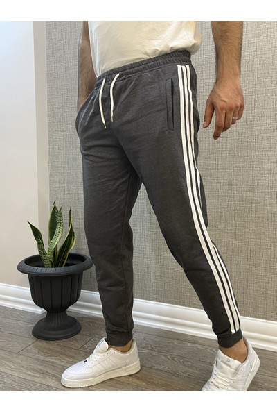 Sport Fashion Şeritli Manşetli Eşofman Altı