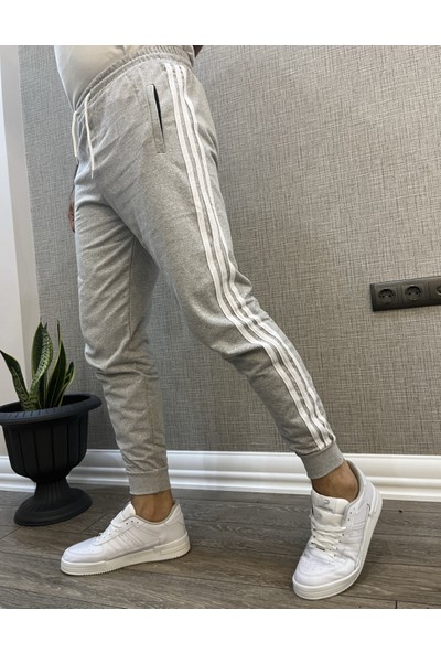 Sport Fashion Şeritli Manşetli Eşofman Altı