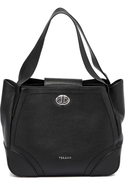 Tergan Siyah Kadın Çanta 79995D62