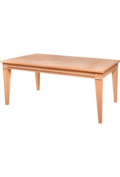 Mobilya Baba Sistre Roma Ilaveli Masa 170’LIK Cilasız Ham