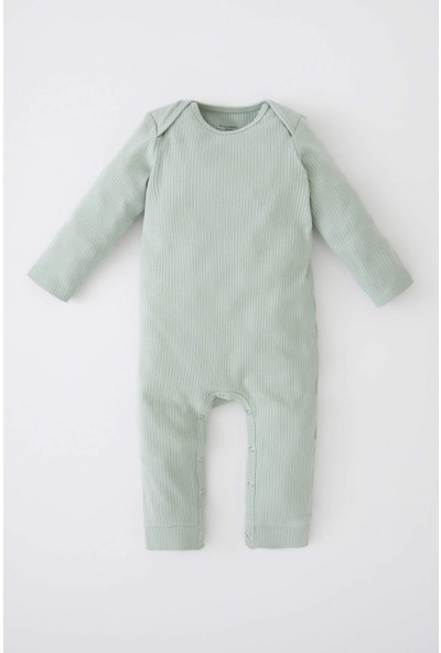 DeFacto Erkek Bebek Regular Fit Bisiklet Yaka Fitilli Kaşkorse Sürdürülebilir Tulum Y1897A222AU DeFacto Erkek Bebek Regular Fit Bisiklet Yaka Fitilli Kaşkorse Sürdürülebilir Tulum Y1897A222AU