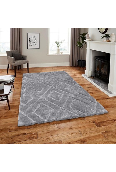 Per La Casa Yummy Shaggy 2003A Gri Dokuma Halı