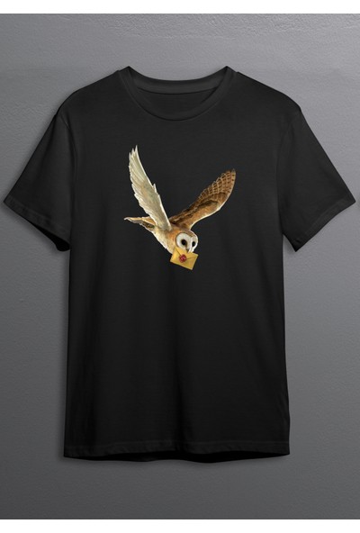 Harry Potter Baykuş Baskılı T-Shirt