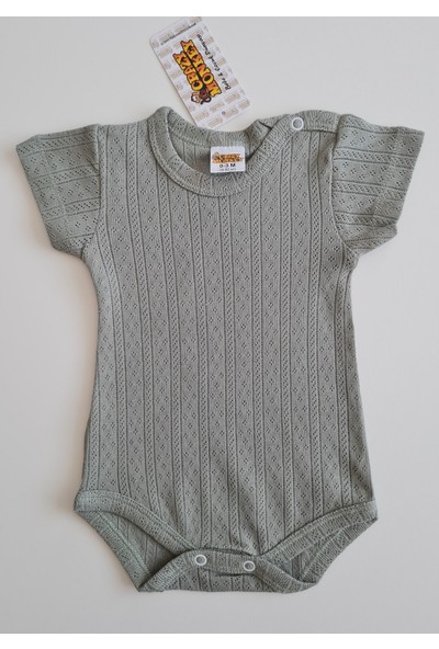 Crazy Monkey Kısa Kol Delikli Model Bebek Çıtçıtlı Body Crazy Monkey Kısa Kol Delikli Model Bebek Çıtçıtlı Body