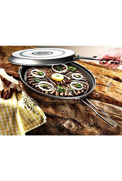 Aler Home Cem Besa Promo Ikiz Balık Tavası 32 cm