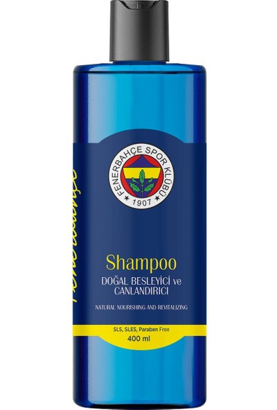 Fenerbahçe Doğal Besleyici ve Canlandırıcı Şampuan 400 ml