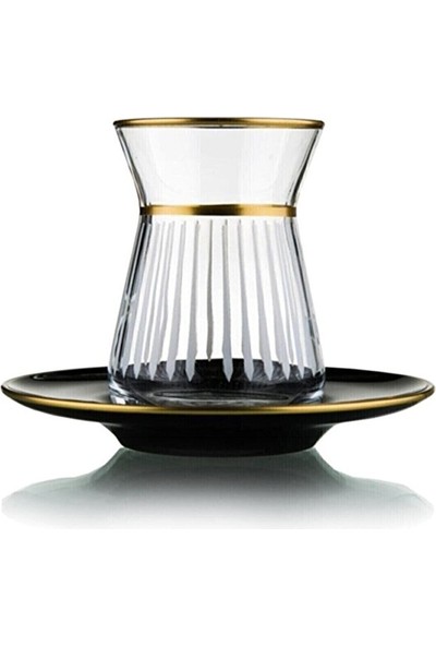 Yeni Yıl El Yapımı 12 Parça 6 Kişilik Çay Seti