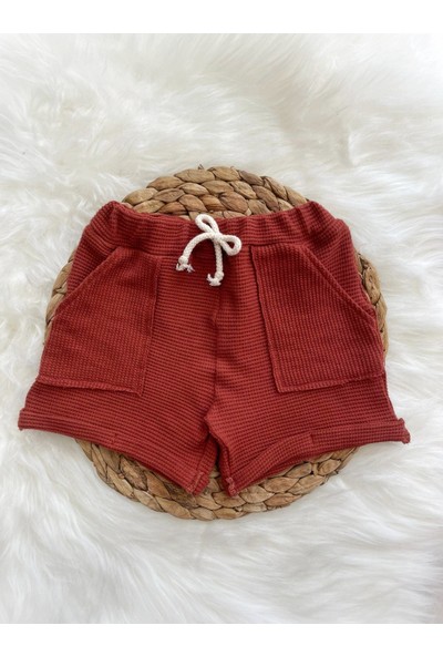 Erde Unisex Bebek/çocuk Waffle Şort Erde Unisex Bebek/çocuk Waffle Şort