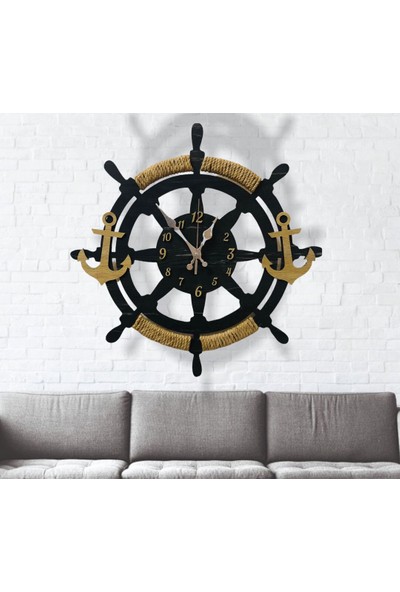 Hayalevim Ahşap Dümen Model Duvar Saati, Ahşap Duvar Saati, Duvar Saati, Wall Clock, Duvar Saati Hayalevim Ahşap Dümen Model Duvar Saati, Ahşap Duvar Saati, Duvar Saati, Wall Clock, Duvar Saati