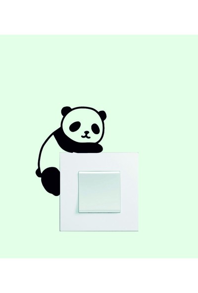BENARMA Sevimli Panda Priz Anahtar Sticker BENARMA Sevimli Panda Priz Anahtar Sticker