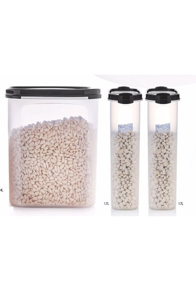 Tupperware 3 Lü Oval Saklama Set Siyah Kapak Esc Tupperware 3 Lü Oval Saklama Set Siyah Kapak Esc