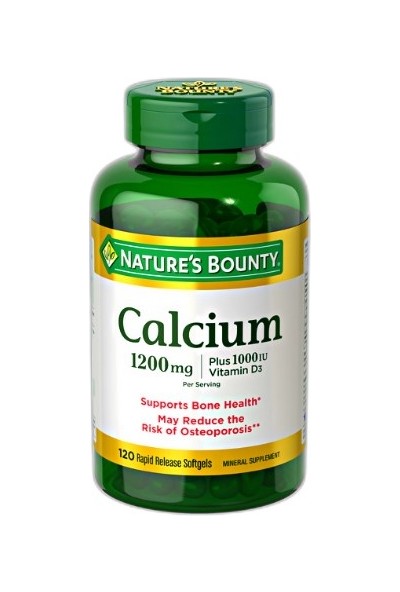 Nature's Bounty Calcium 1200 Mg.