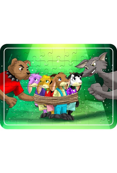 Kondo-San Yavru Keçiler Yakalanıyor 54 Parça Puzzle