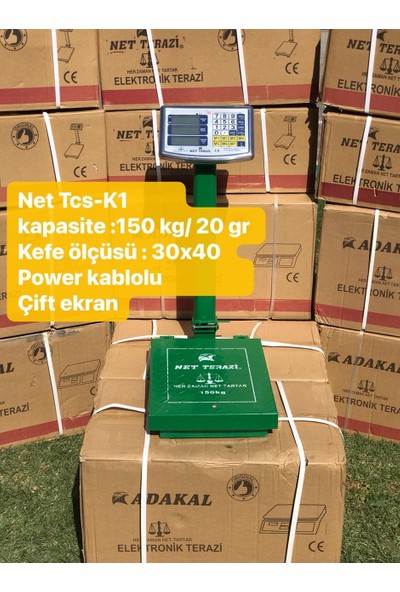 Net Terazi Net 150 kg Terazi Net Tcs-K1