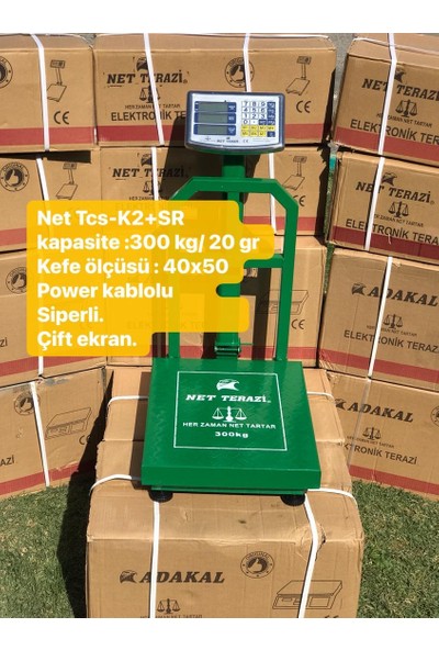 Net Terazi Net 300 kg Siperli Terazi Net Tcs-K2+Sr Net Terazi Net 300 kg Siperli Terazi Net Tcs-K2+Sr