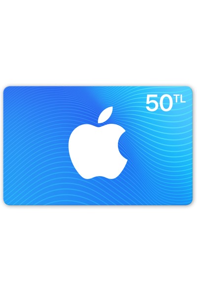 Apple 50 TL Tutarında App Store & iTunes Hediye Kartı