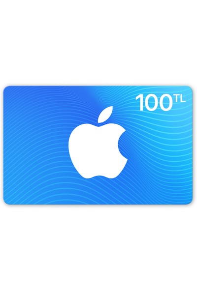 Apple 100 TL Tutarında App Store & iTunes Hediye Kartı