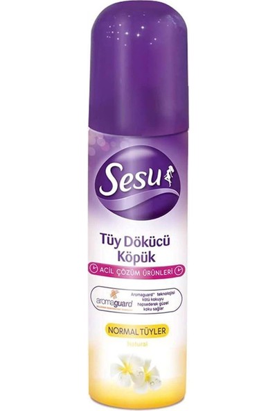 Sesu Normal Tüyler Tüy Dökücü Köpük 100ml Sesu Normal Tüyler Tüy Dökücü Köpük 100ml