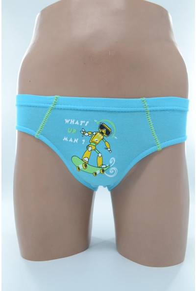 Tutku 0138 Elastan Baskılı Erkek Çocuk Külot Kom Tutku 0138 Elastan Baskılı Erkek Çocuk Külot Kom