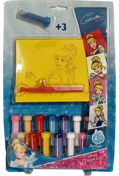 Disney Prenses Kum Boyama Seti 4 Farklı Resim Birlikte Disney Prenses Kum Boyama Seti 4 Farklı Resim Birlikte