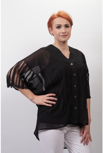 Sude S-Vup Şifon Tunik 3275