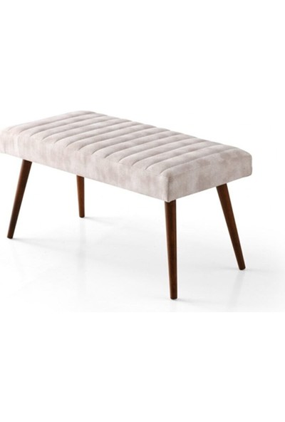 Okkored 1 Adet 95X45 cm Ahşap Ayaklı Bench, Yemek Odası Bench, Mutfak Bench Puf