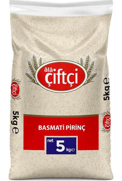 Yayla Ala Çiftçi Basmati Pirinç 5 kg Yayla Ala Çiftçi Basmati Pirinç 5 kg