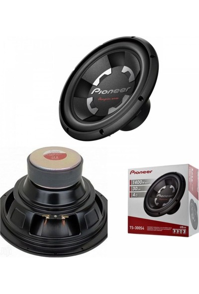 Pioneer TS-300S4 1400 Watt 30 cm Bass Subwoofer Hoparlör Pioneer TS-300S4 1400 Watt 30 cm Bass Subwoofer Hoparlör