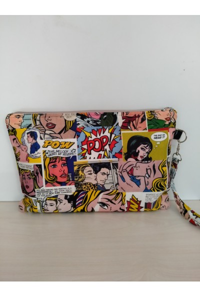 Merih Desing Store Popart Desenli Clutchçanta Merih Desing Store Popart Desenli Clutchçanta