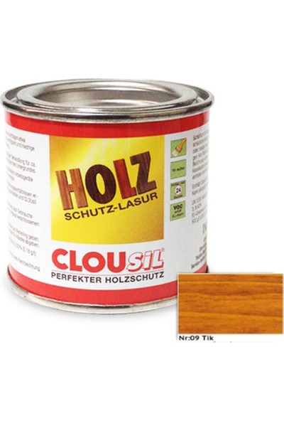 Clou Nr:09 Teak Slv Bazlı Ahşap Koruyucu 100ML