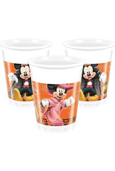 Pandoli Mickey And Minnie Mouse Halloween Partisi Temalı Plastik Parti Bardağı 8 Adet Pandoli Mickey And Minnie Mouse Halloween Partisi Temalı Plastik Parti Bardağı 8 Adet