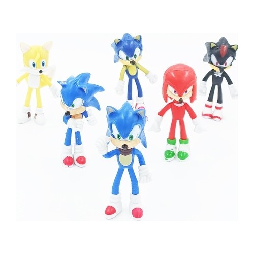 Can Sonıc Oyuncak 6'lı Et Figür Knuckles Taıls Shadow Sonic Fiyatı