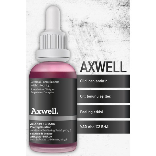 AXWELL Premium Canlandırıcı & Cilt Tonu Eşitleyici Yüz Fiyatı