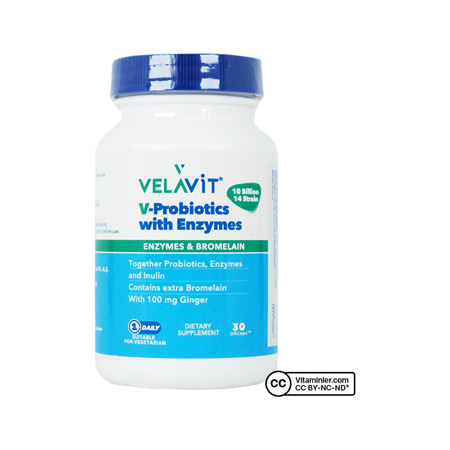 Velavit V-Probiotics With Enzymes 30 Kapsül Fiyatı