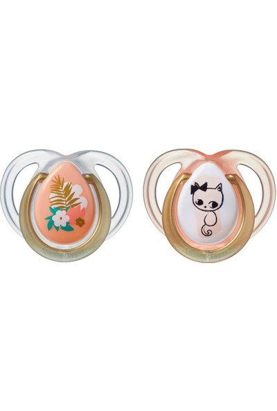 Tommee Tippee Ortodondik Moda Emzik 2li 0-6 Ay 433487 Kız Tommee Tippee Ortodondik Moda Emzik 2li 0-6 Ay 433487 Kız