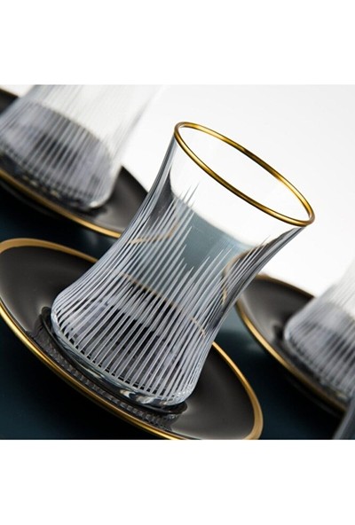 Paşabahçe Ahugül Model Çay Seti