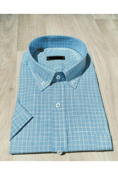 Fatella Erkek Rahat Kesim Klasik Kısa Kol Gömlek Fatella Erkek Rahat Kesim Klasik Kısa Kol Gömlek