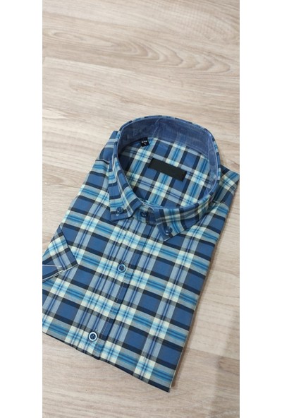 Fatella Erkek Rahat Kesim Klasik Kısa Kol Gömlek Fatella Erkek Rahat Kesim Klasik Kısa Kol Gömlek