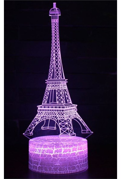 Adipa Tg 3D Işıklı Paris Gece Lambası Kumandalı Adipa Tg 3D Işıklı Paris Gece Lambası Kumandalı