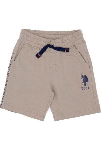 U.S. Polo Assn. Erkek Çocuk Haki Örme Şort 50249678-VR027