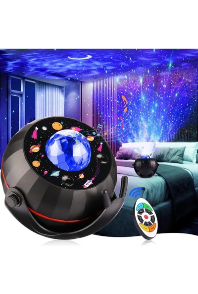 Vylee Star Projektör 4'ü 1 Arada Gece Lambası Vylee Star Projektör 4'ü 1 Arada Gece Lambası