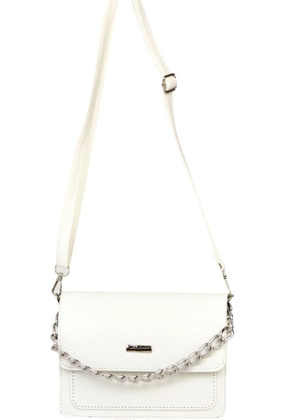 Aqua Di Polo 1987 APBV003503 Kadın Beyaz Omuz Çantası Aqua Di Polo 1987 APBV003503 Kadın Beyaz Omuz Çantası