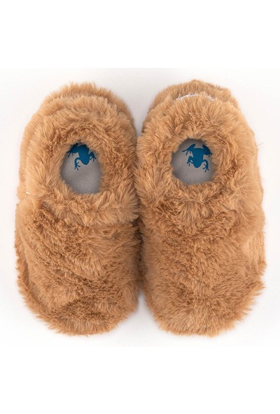 Hopfrög Furry Furry Kestane Kürk Kahverengi Patik