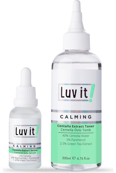 Centella Özlü Onarıcı Serum ve Tonik 2'li Cilt Bakım Seti Centella Özlü Onarıcı Serum ve Tonik 2'li Cilt Bakım Seti