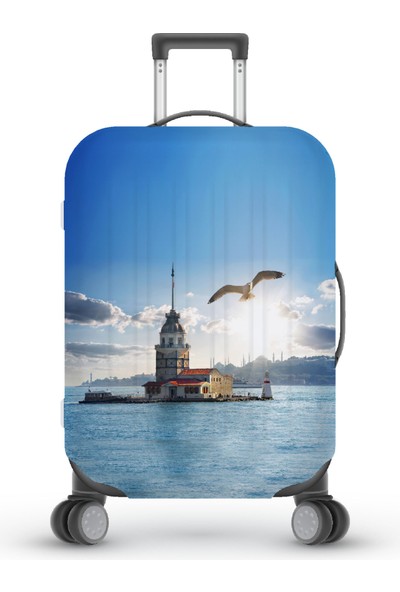 Time To Travel Valizkılıfı Time To Travel Valizkılıfı