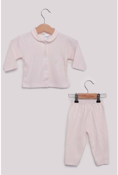 Asel Duru Puantiye Desenli Bebek Pijama Takımı | Fuşya Asel Duru Puantiye Desenli Bebek Pijama Takımı | Fuşya