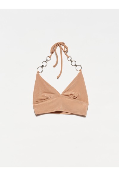Dilvin Camel Halka Detaylı Top