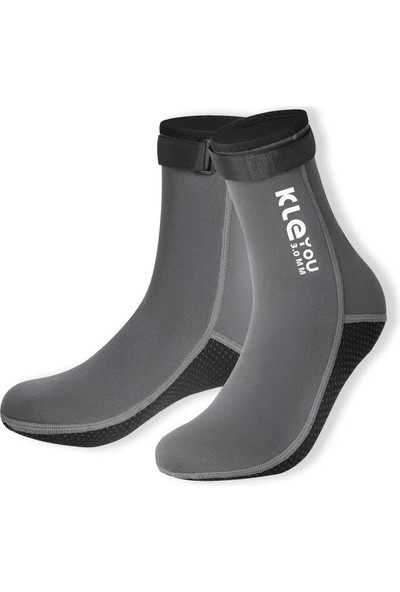 Oalyip 3мм Dalış Çorabı - Gri (Yurt Dışından)