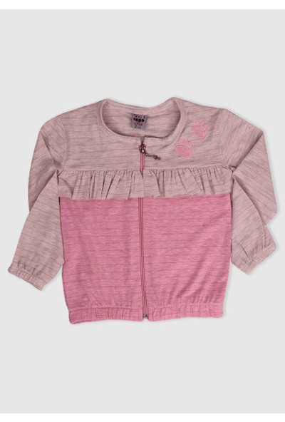 Asel Duru Pati Baskılı Kız Çocuk Hırka | Bej Asel Duru Pati Baskılı Kız Çocuk Hırka | Bej